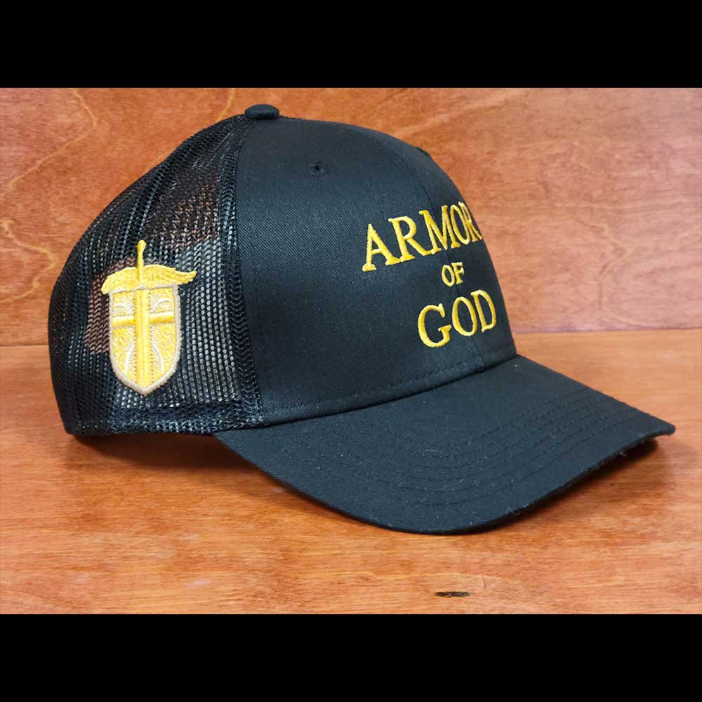 ARMOR OF GOD - SHIELD AND SWORD HAT - 3 COLOR CHOICES
